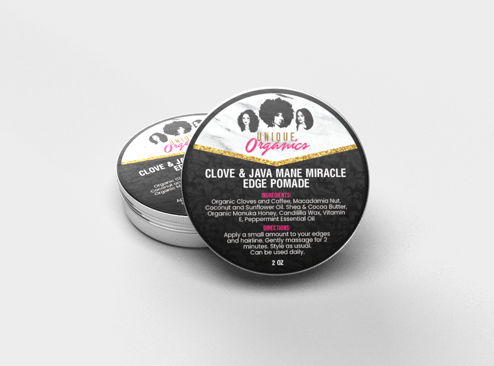 Edge Pomade With Clove & Coffee, Balding Edges, Scalp Care, Damaged Ed ...